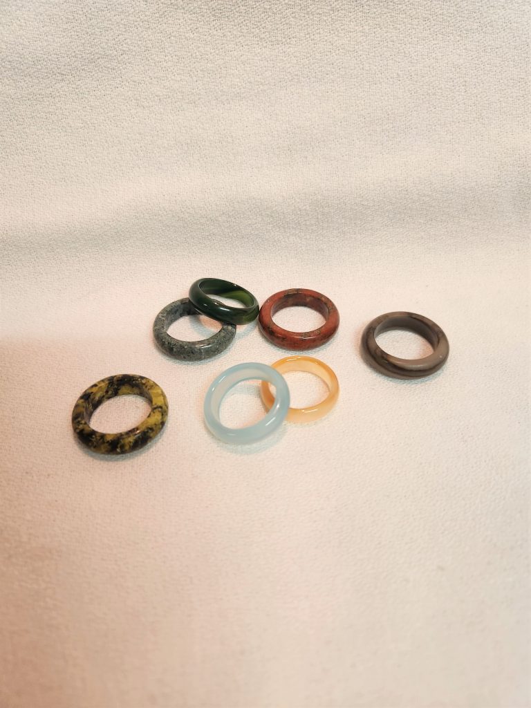 Stone Rings – Assorted Colors and Sizes – Riley's Mercantile